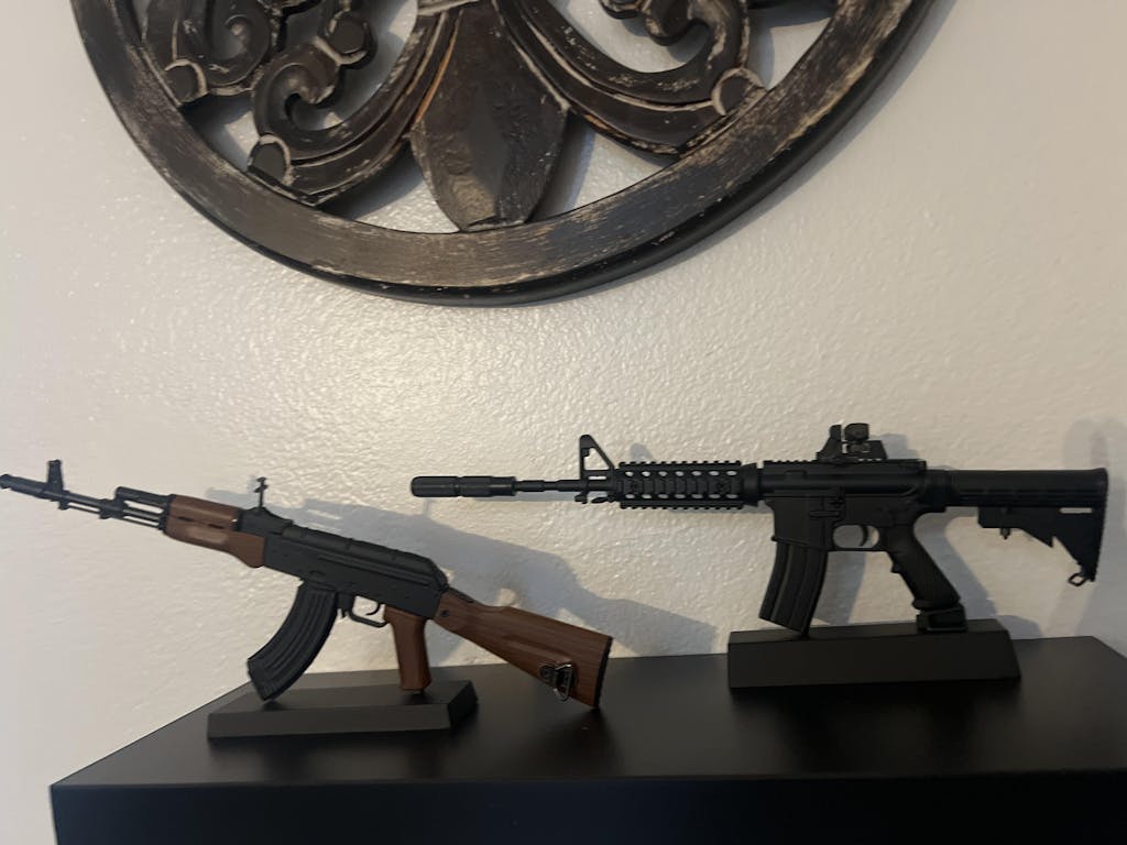 Miniature AK47 Model in Black | GoatGuns – GoatGun Models