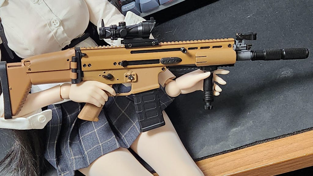 Miniature FN SCAR-L® Model | GoatGuns – GoatGun Models