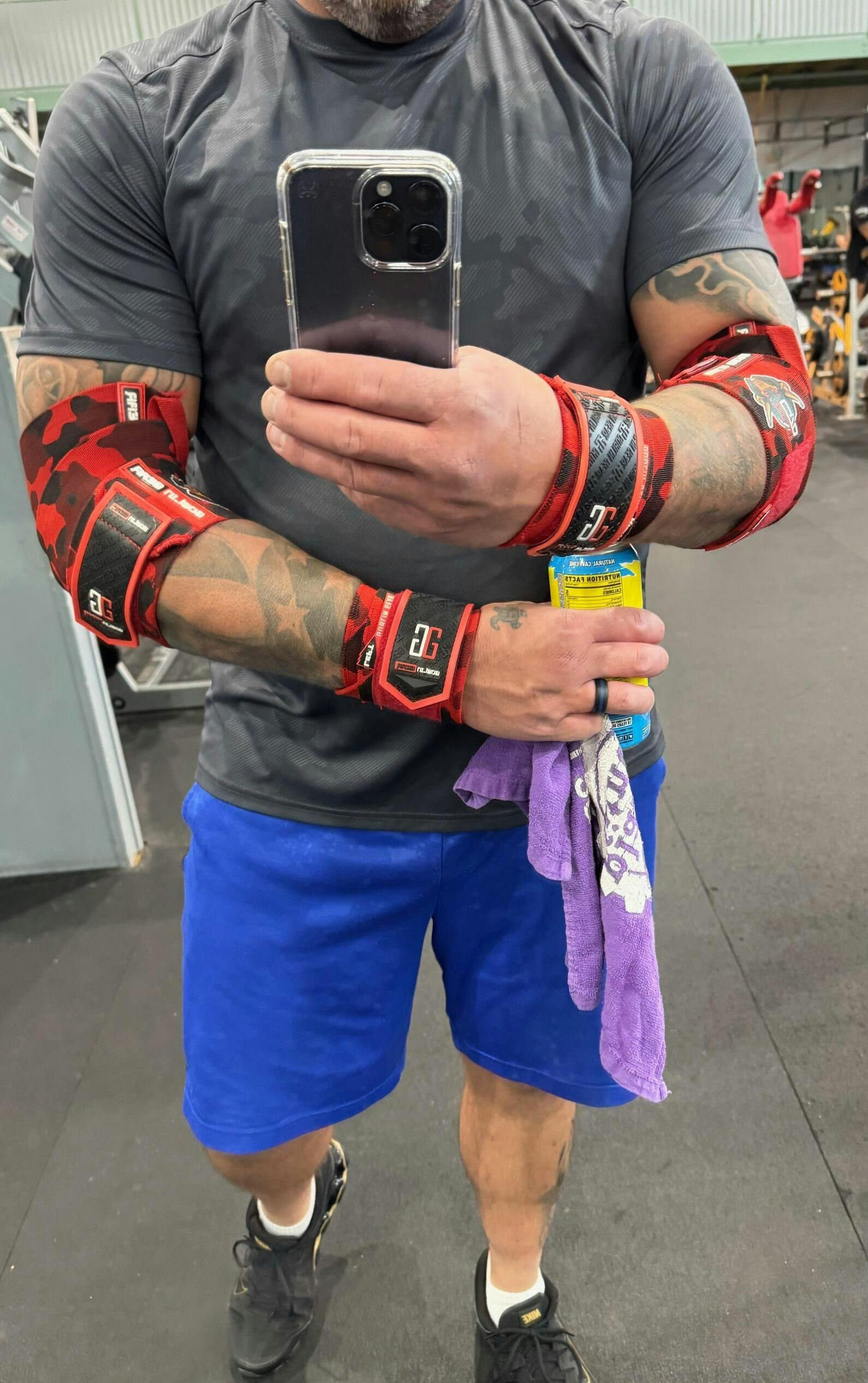 42" 2x Super Heavy Duty Elbow Wraps – Goblin Gear