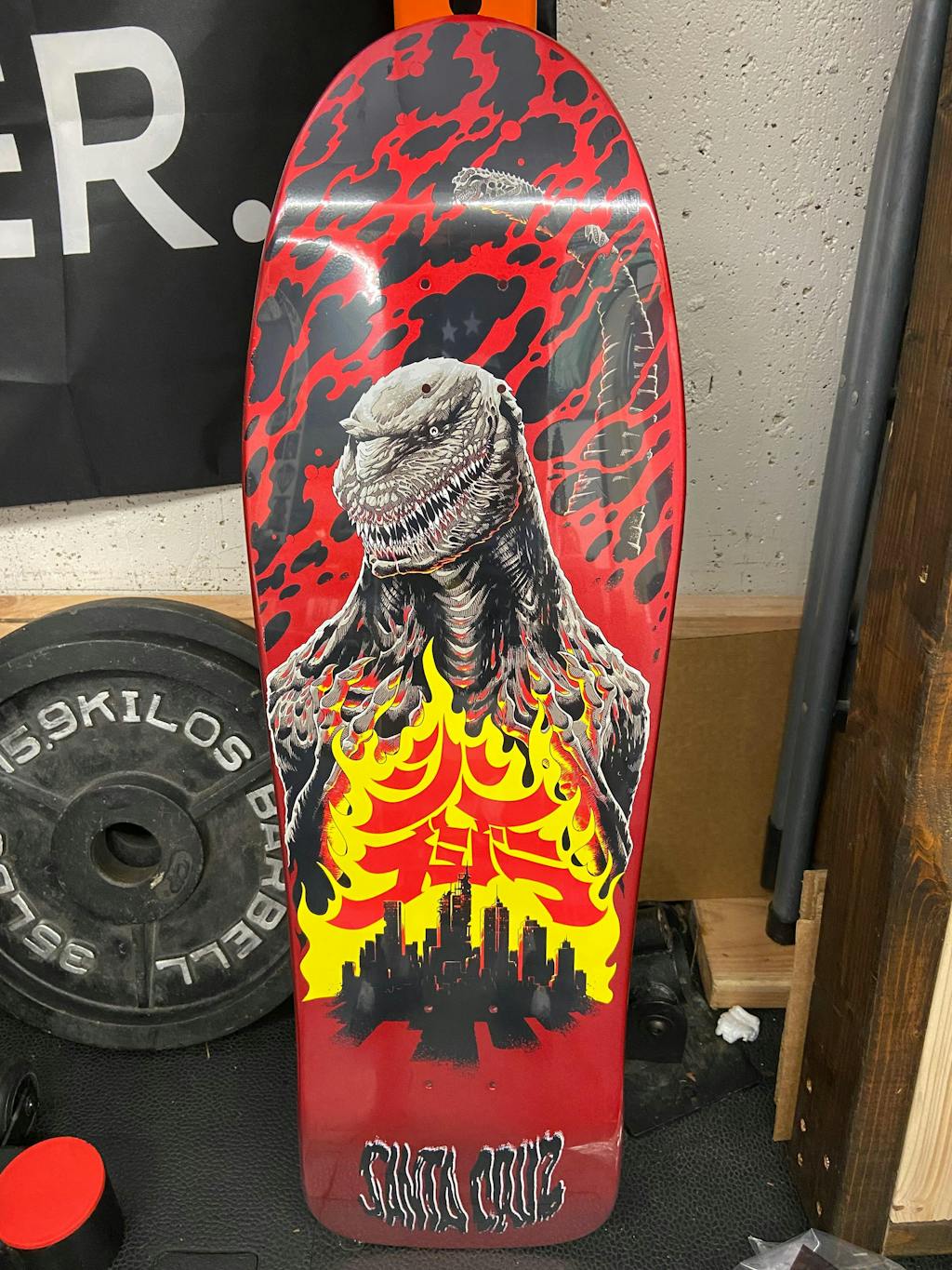 Shin Godzilla Knox Firepit Skateboard Deck