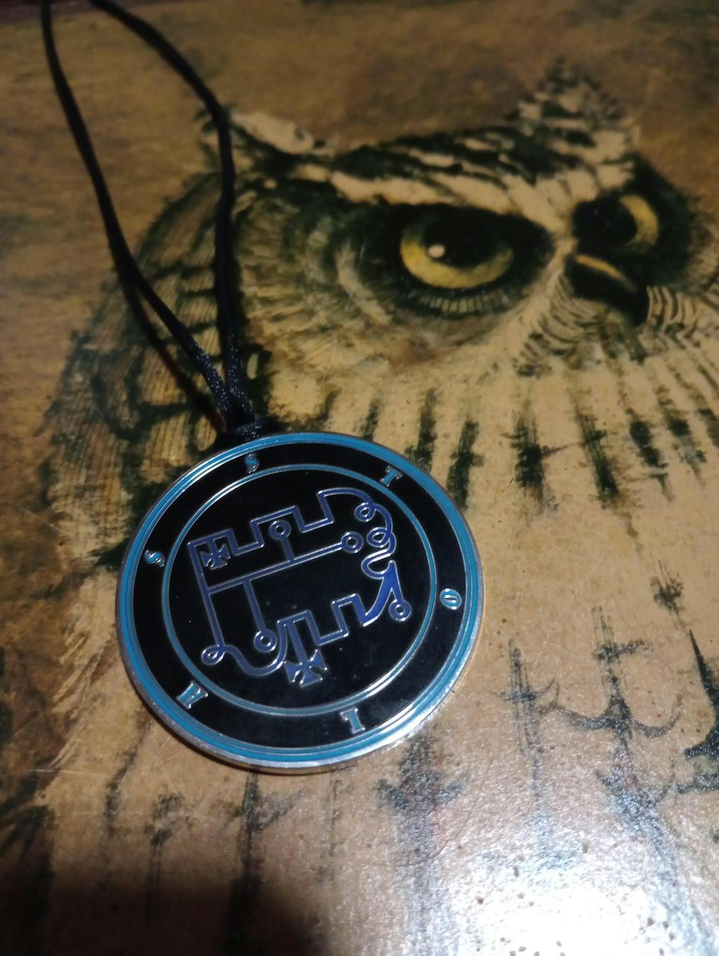 Stolas Sigil Medallion: Ars Goetia Demon Seal Pendant – Goetic Impressions