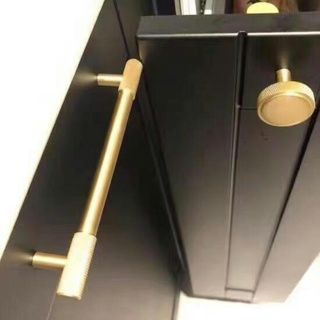 Cabinet Handles Gold Modern Decorative Drawer Pulls | GoldenwarmUK