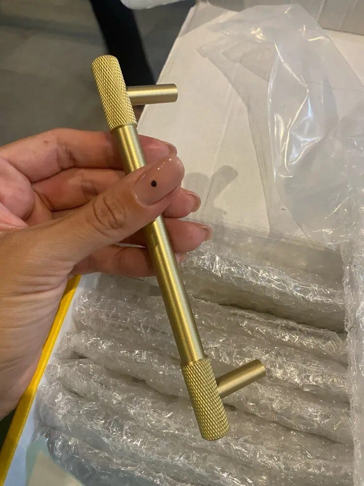 Goldenwarm Cabinet Handles Gold Modern Cabinet Pulls Decorative Drawer ...