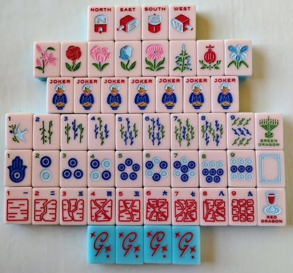 Menschie™ Mahjong Set - Jewish-themed luxury Mahjong tiles – GoldieLox