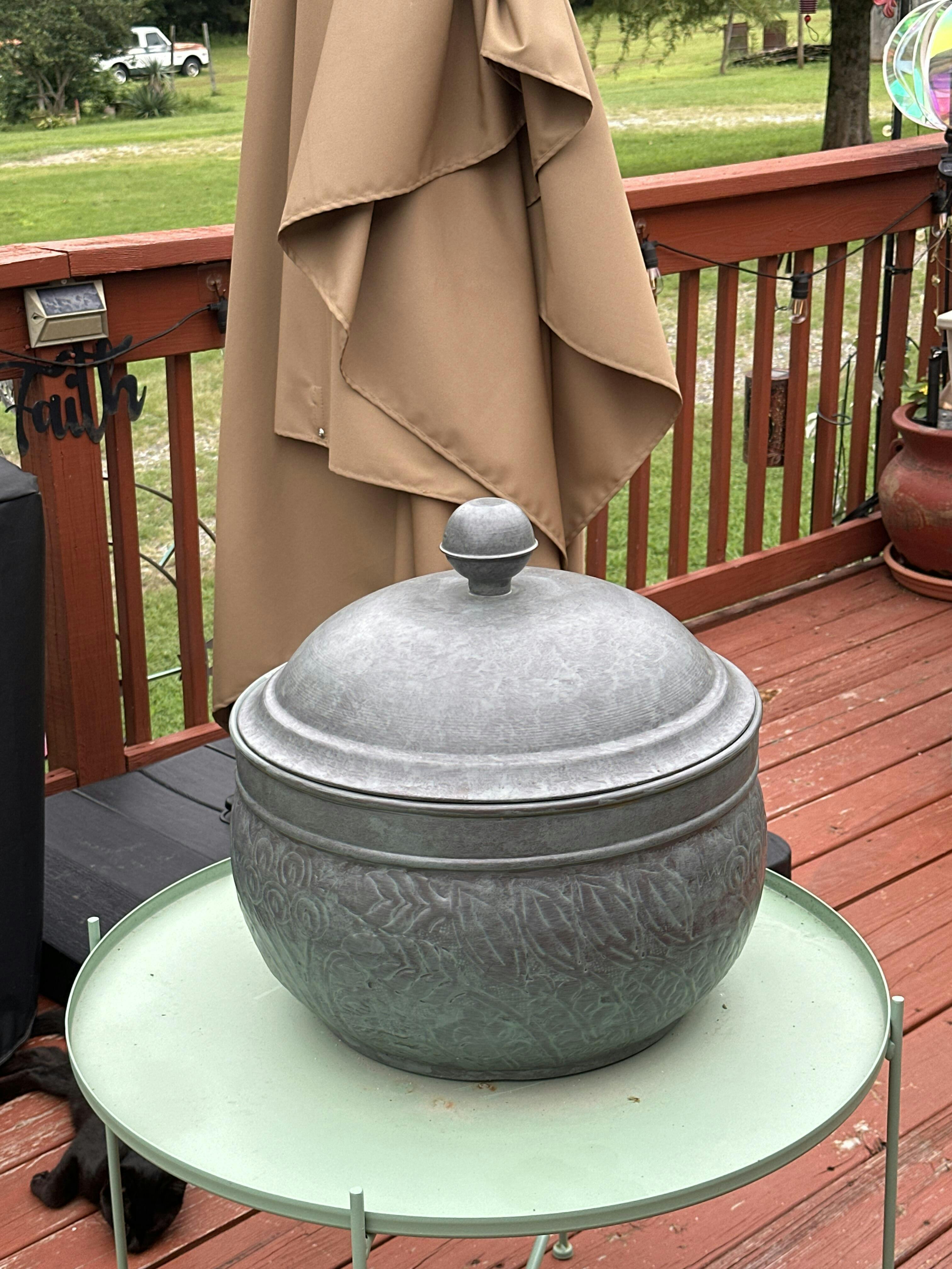 (#457S) Key West Hose Pot - Blue Verde – Good Directions