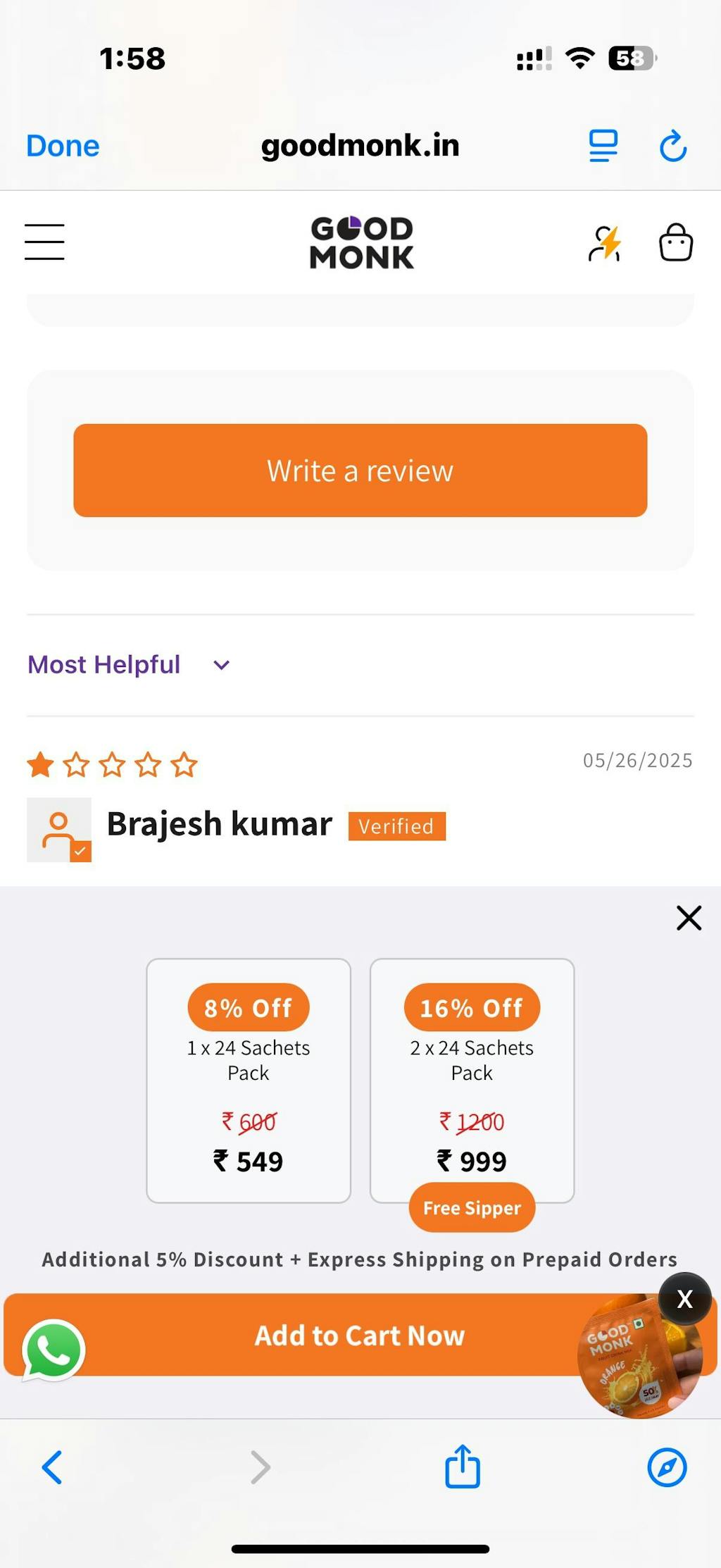 Buy Assorted Instant Fruit Drink Mix – Refreshing Variety | Good Monk