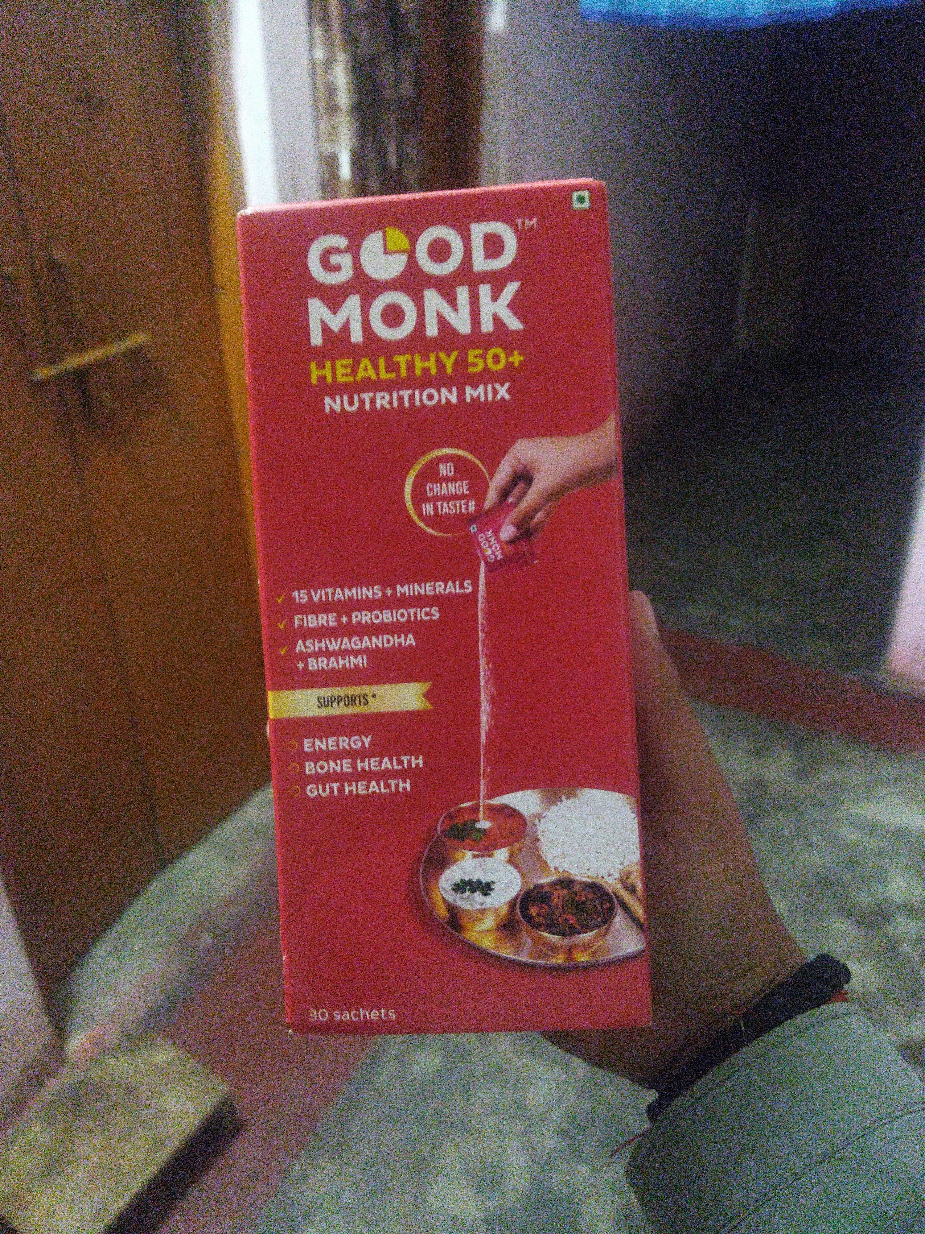 Buy Nutrition Mix Multivitamin Sachet for 50+ Seniors | Good Monk