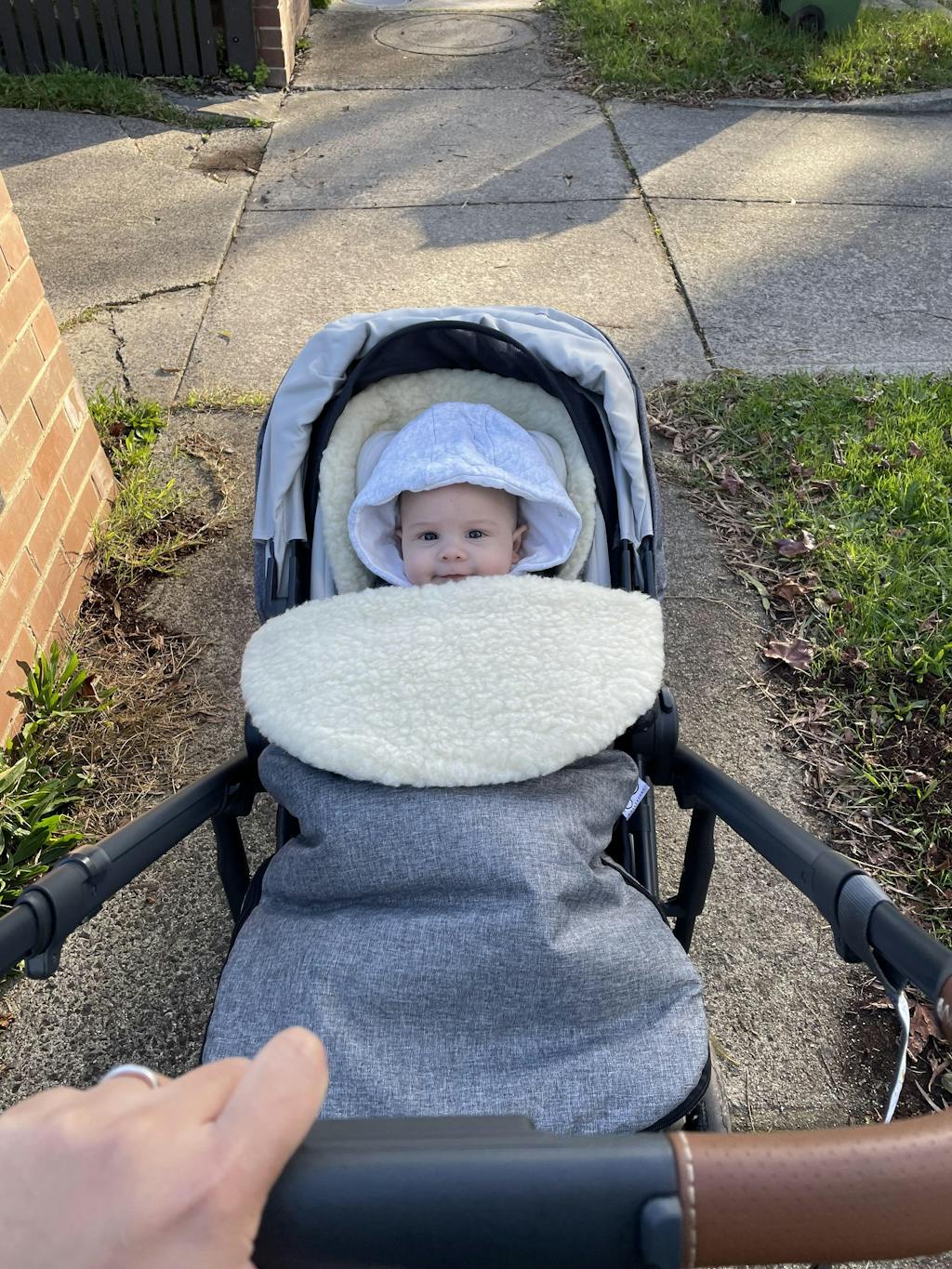 Classic Wool Footmuff 2in1 Pram Liner