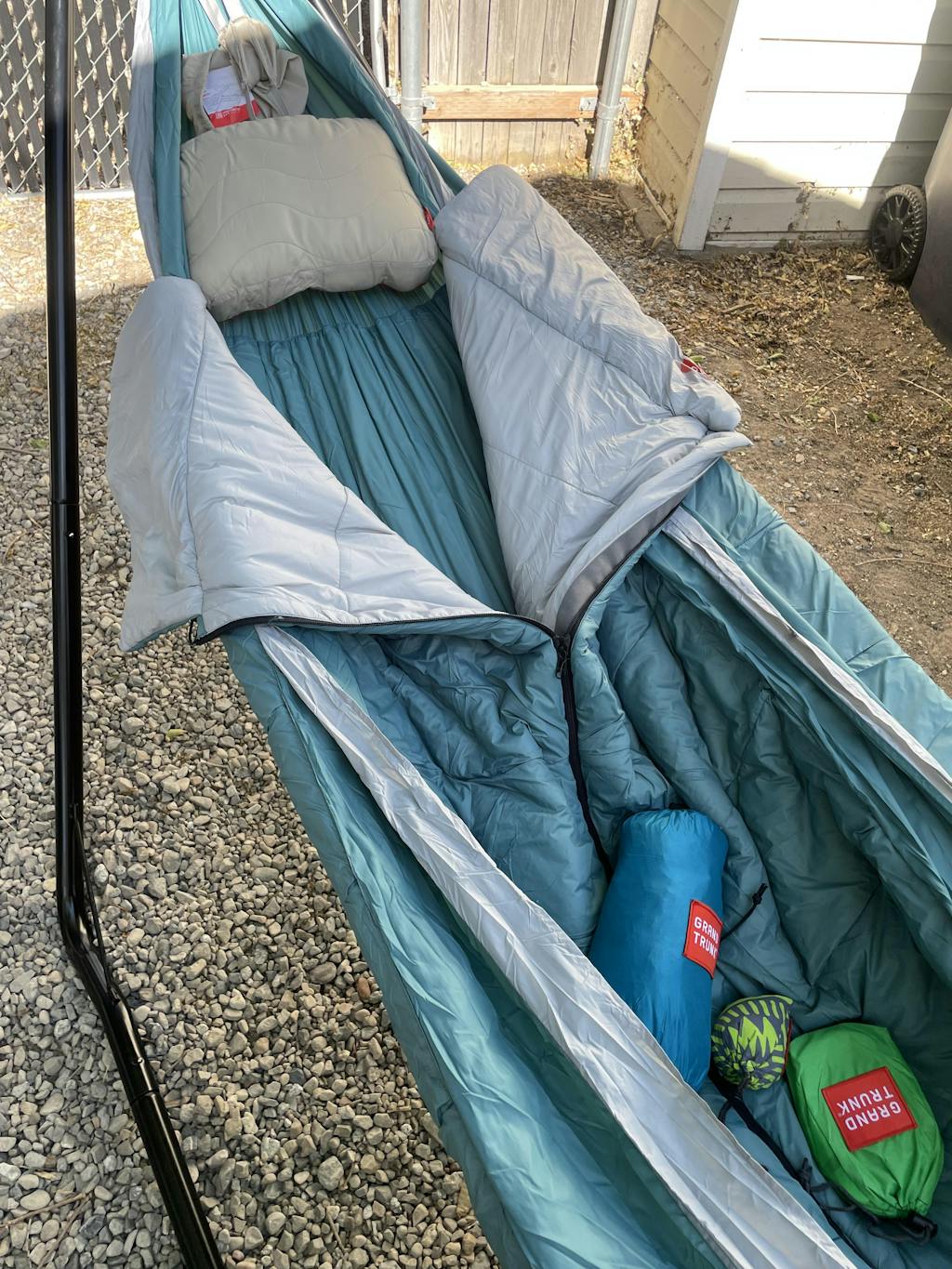 The NEW car camping Grand Trunk Hangout Hammock Stand – GrandTrunk