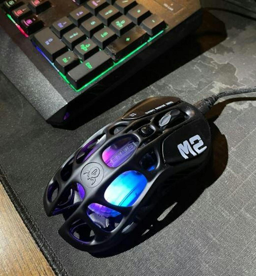 Mercury M2 Wireless Gaming Mouse - Stealth Black｜GravaStar