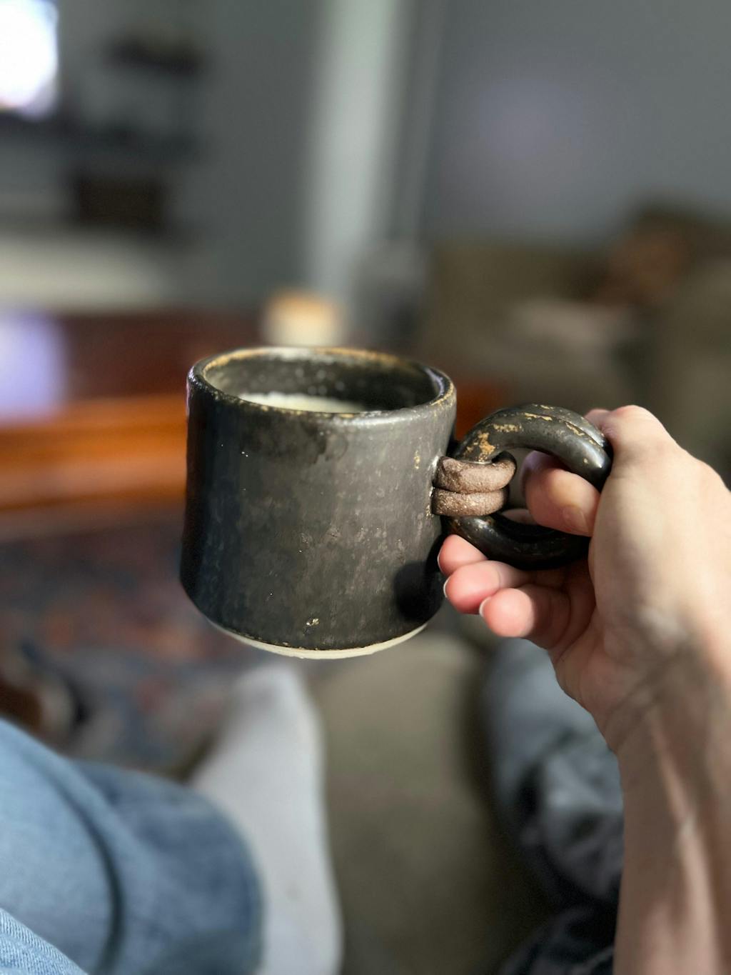 Loop Handle Mug - Black Ash by Jan Schacter | Gravel & Gold