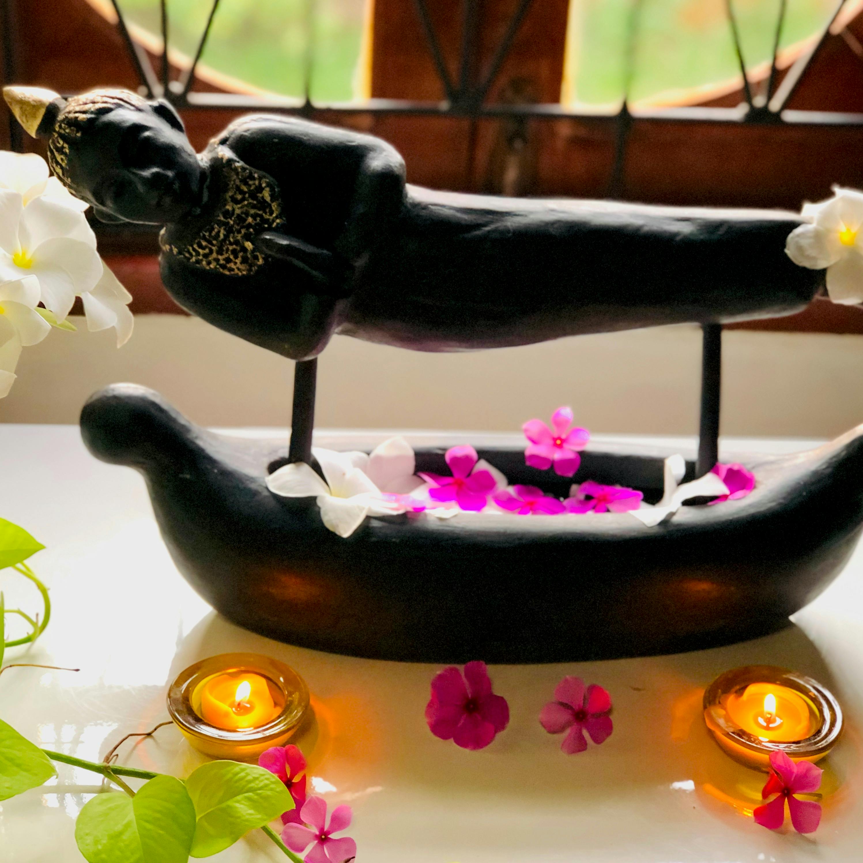 Buy Floating Buddha decor Online | Padagu Uruli – Greymode