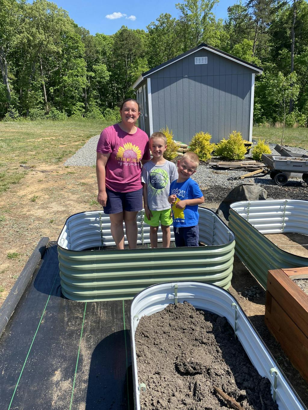 17" Tall 6 In 1 "No Tools Needed" Metal Raised Garden Bed Kit - Gro ...