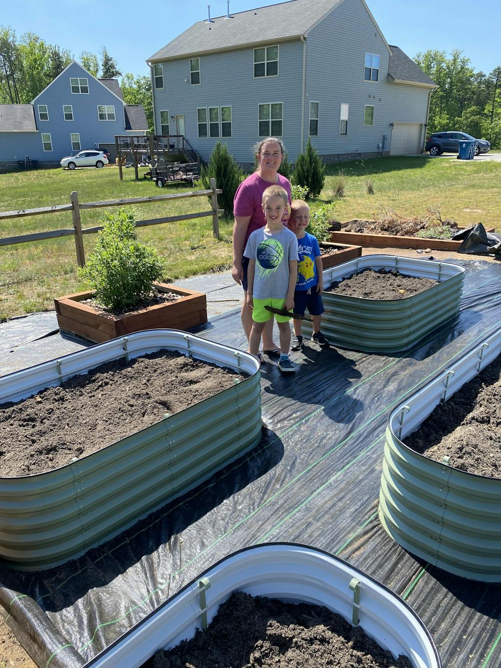 17" Tall 6 In 1 "No Tools Needed" Metal Raised Garden Bed Kit - Gro ...