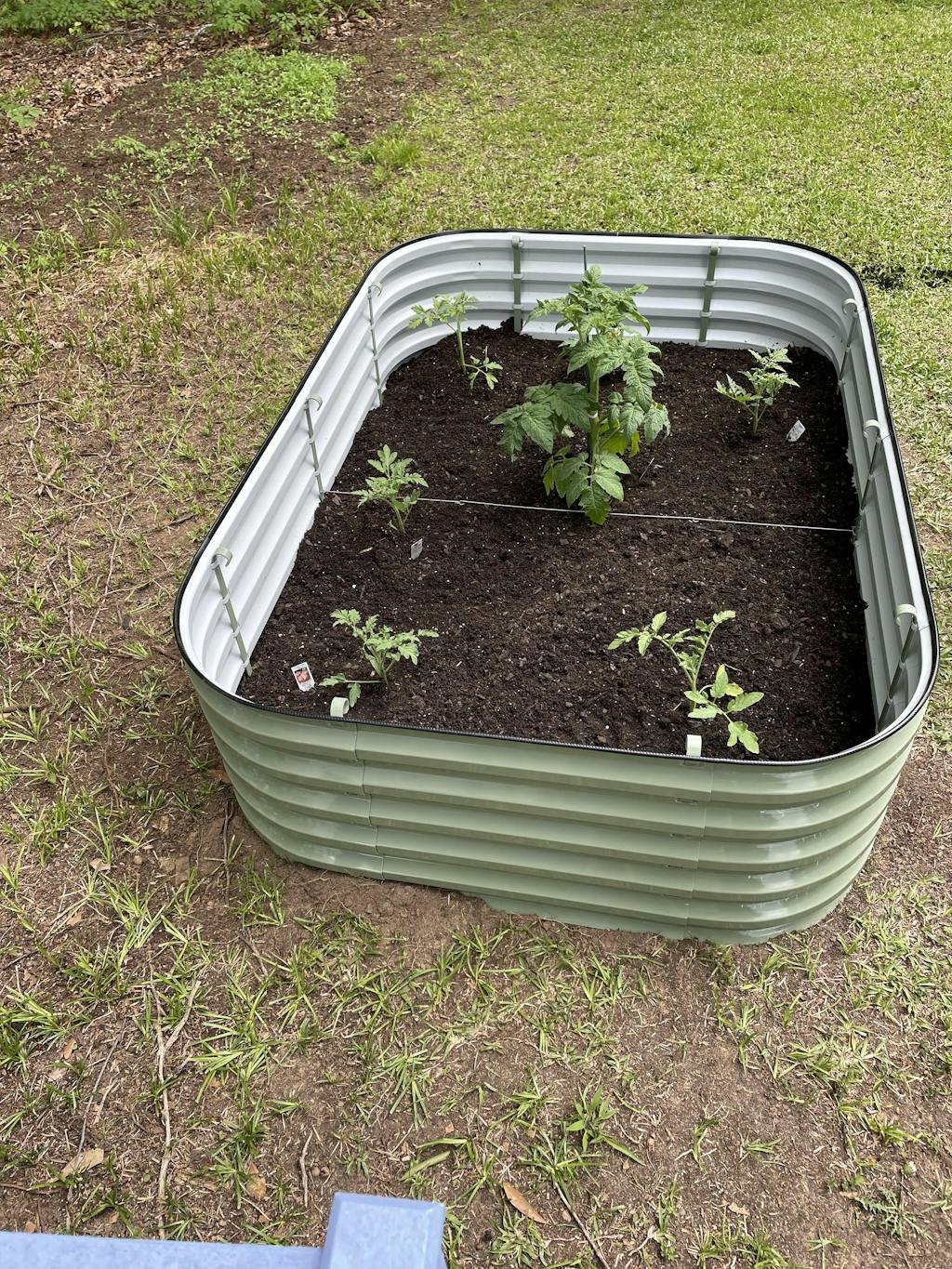 17" Tall 6 In 1 "No Tools Needed" Metal Raised Garden Bed Kit - Gro ...