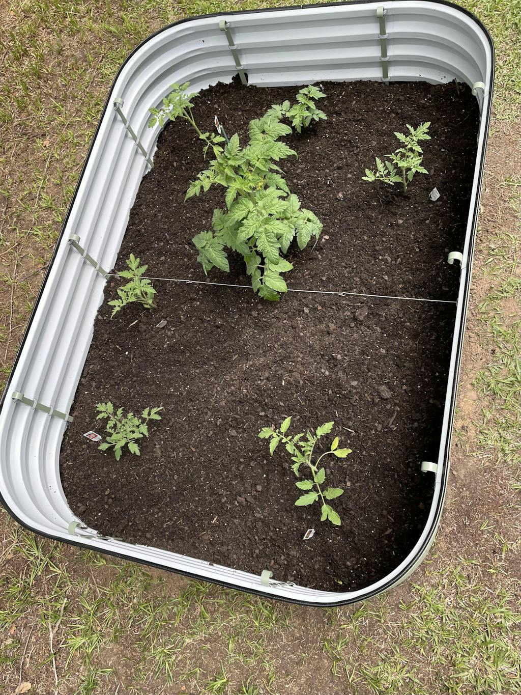 17" Tall 6 In 1 "No Tools Needed" Metal Raised Garden Bed Kit - Gro ...