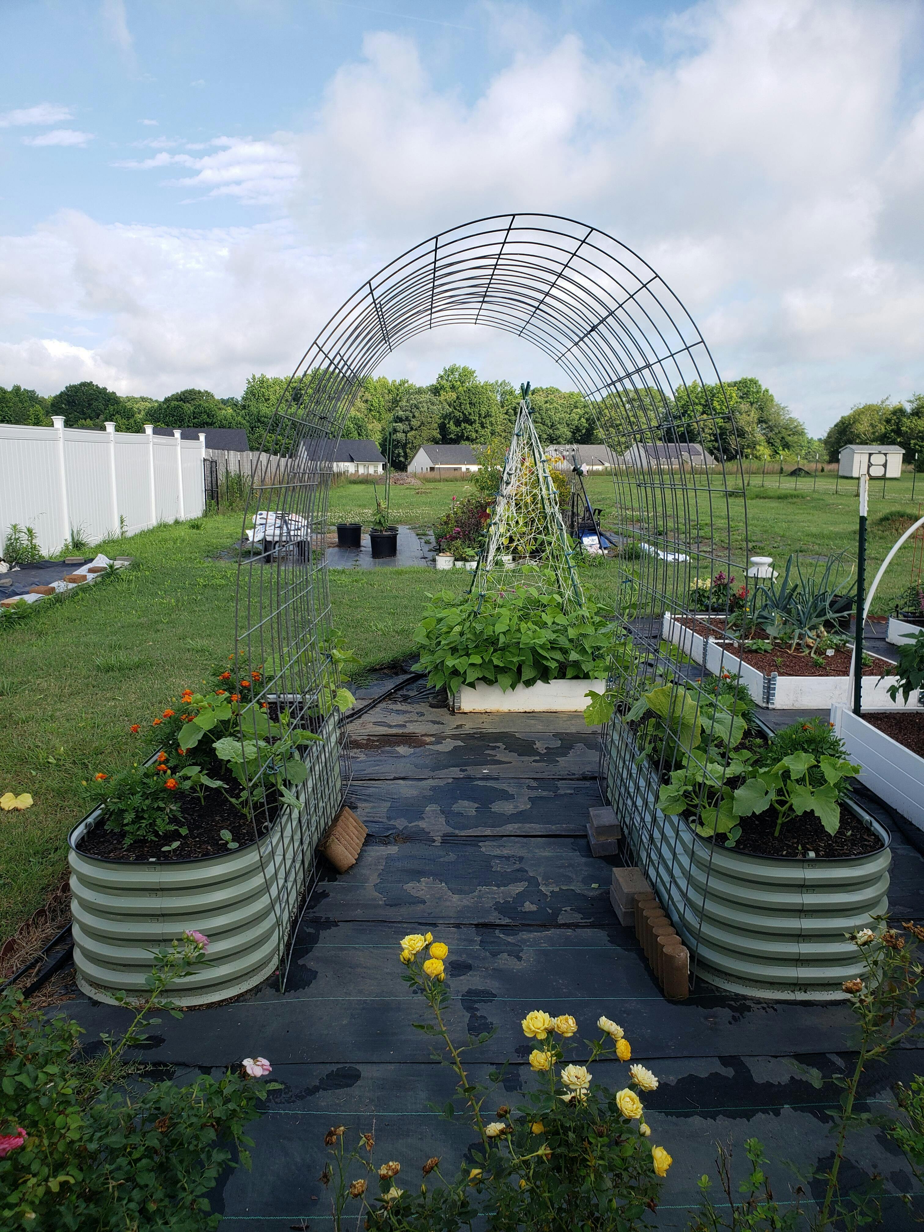 17" Tall 6 In 1 "No Tools Needed" Metal Raised Garden Bed Kit - Gro ...