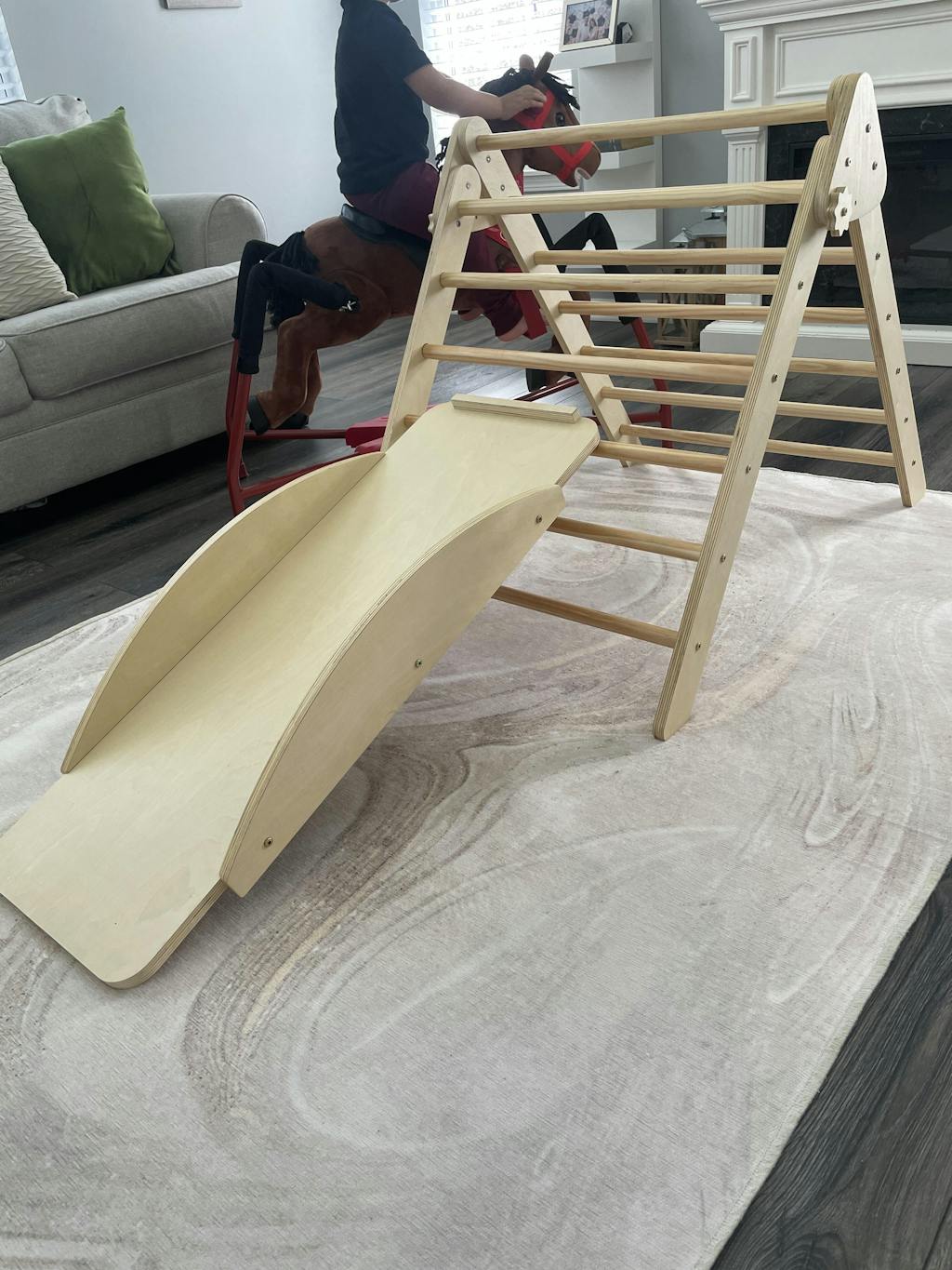 Pikler Triangle Kit 6 in 1 - Unique Patented Design, Inspired by Monte ...