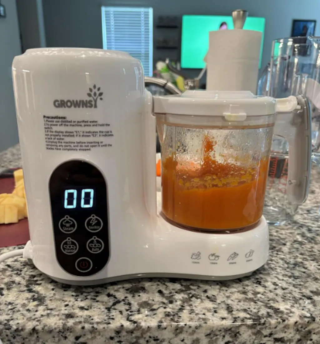 White Baby Food Maker | Steam & Blend | Nutri-Steaming – GROWNSY