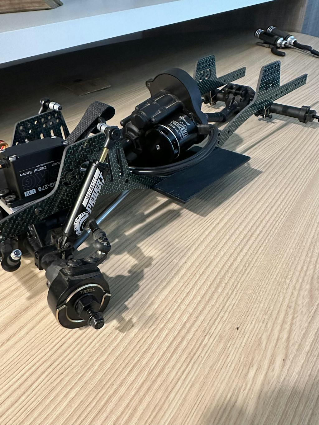 GS-V4 Carbon Fiber Chassis Package for Element, TRX4 or custom portal ...