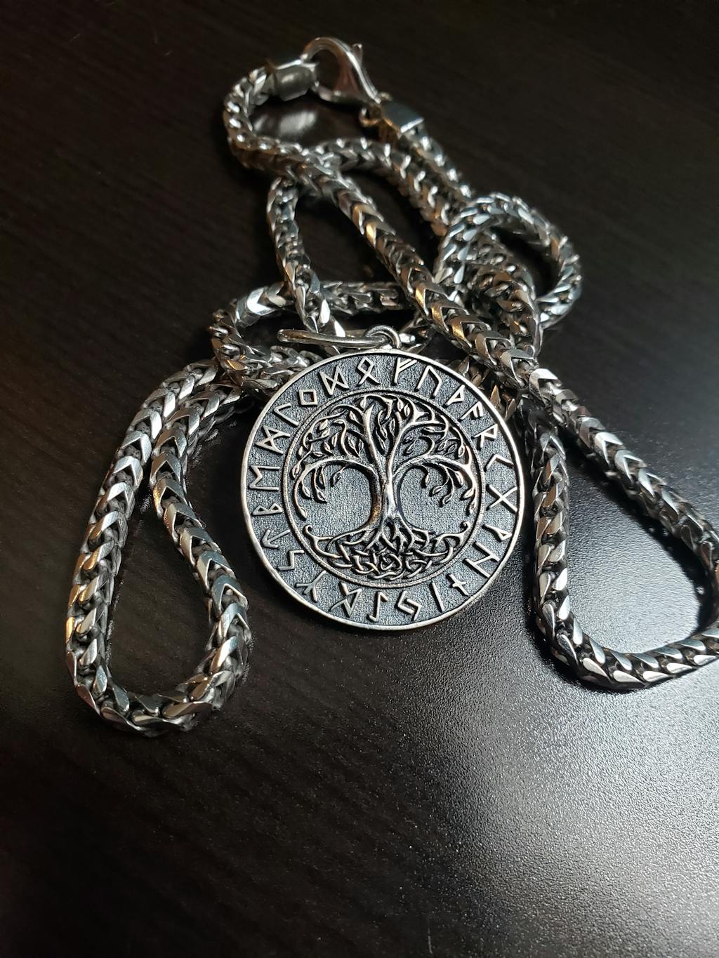 Tree Of Life Runes 925 Silver Viking Pendant – GTHIC