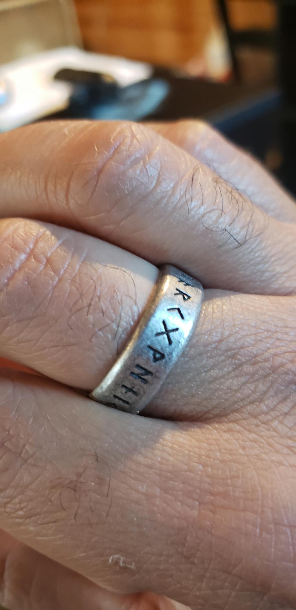 Vintage Viking Runes Stainless Steel Ring – GTHIC