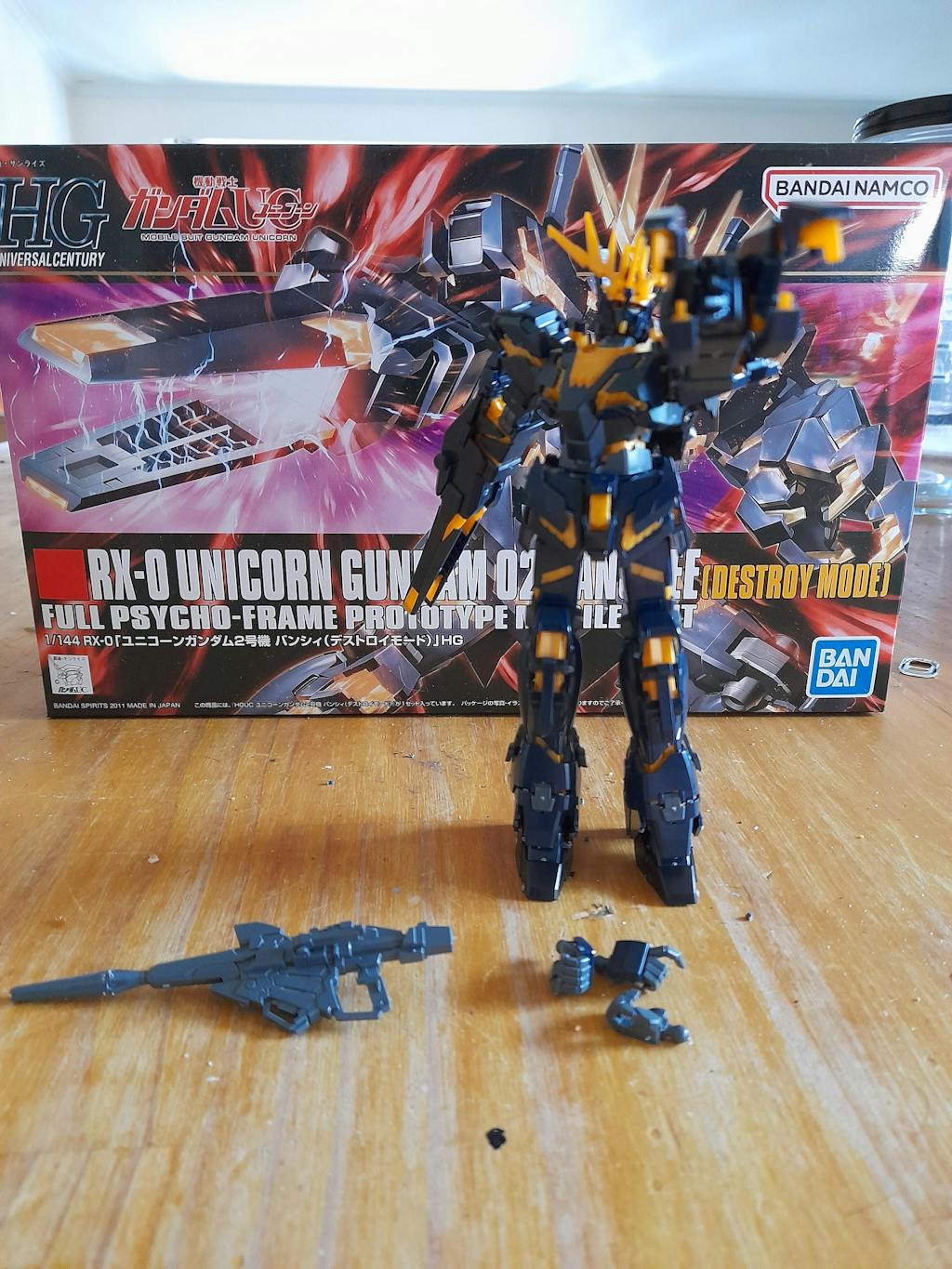 Bandai 1/144 HGUC RX-0 Unicorn Gundam 02 Banshee (Destroy Mode ...