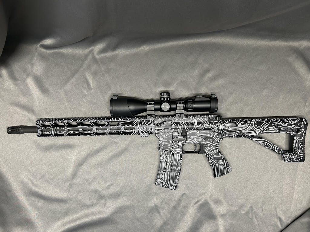 Vietnam Tiger Stripe Classic Woodland for Scope – GunWraps.com
