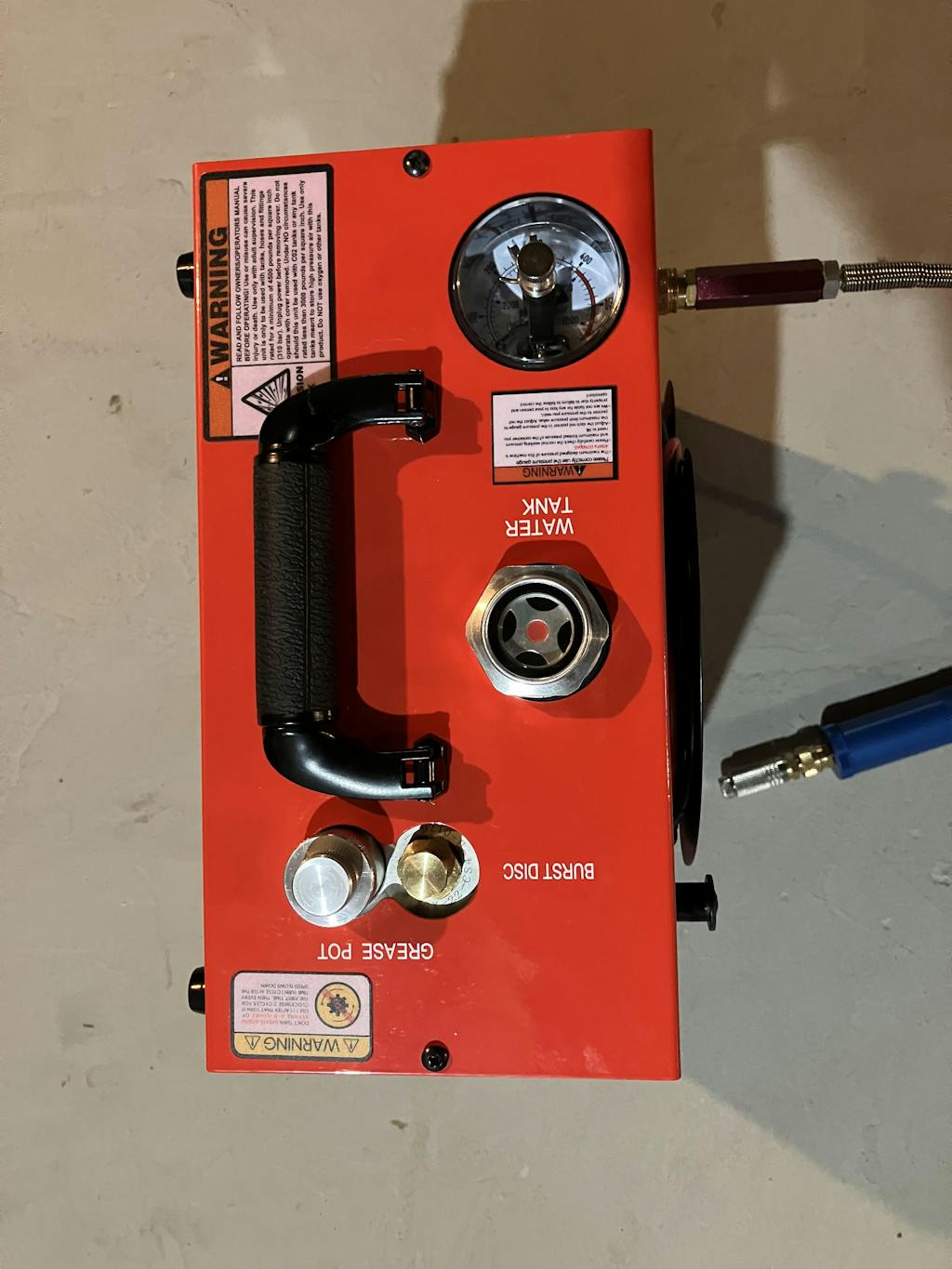 GX PUMP CS4 Portable PCP Air Compressor, Max 5800Psi/40Mpa, 12V Auto S ...