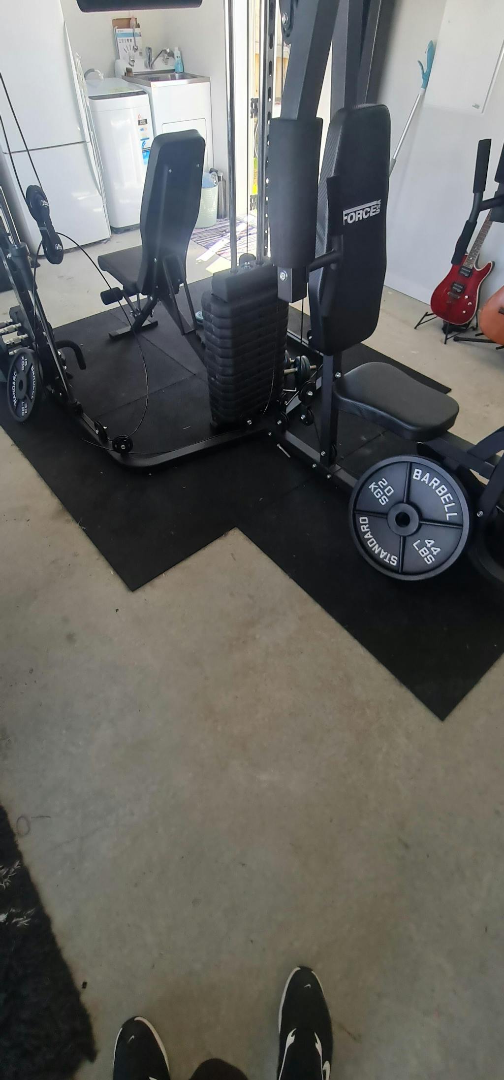 VersaFit Flooring Economy Rubber Floor Tile - 1m x 1m x 8mm | Gym and Fitness