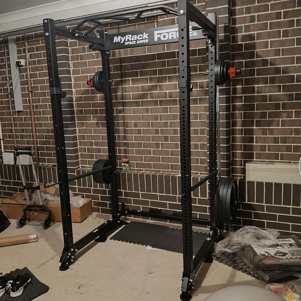 Force USA MyRack SpaceSaver Folding Power Rack V2 | Gym and Fitness