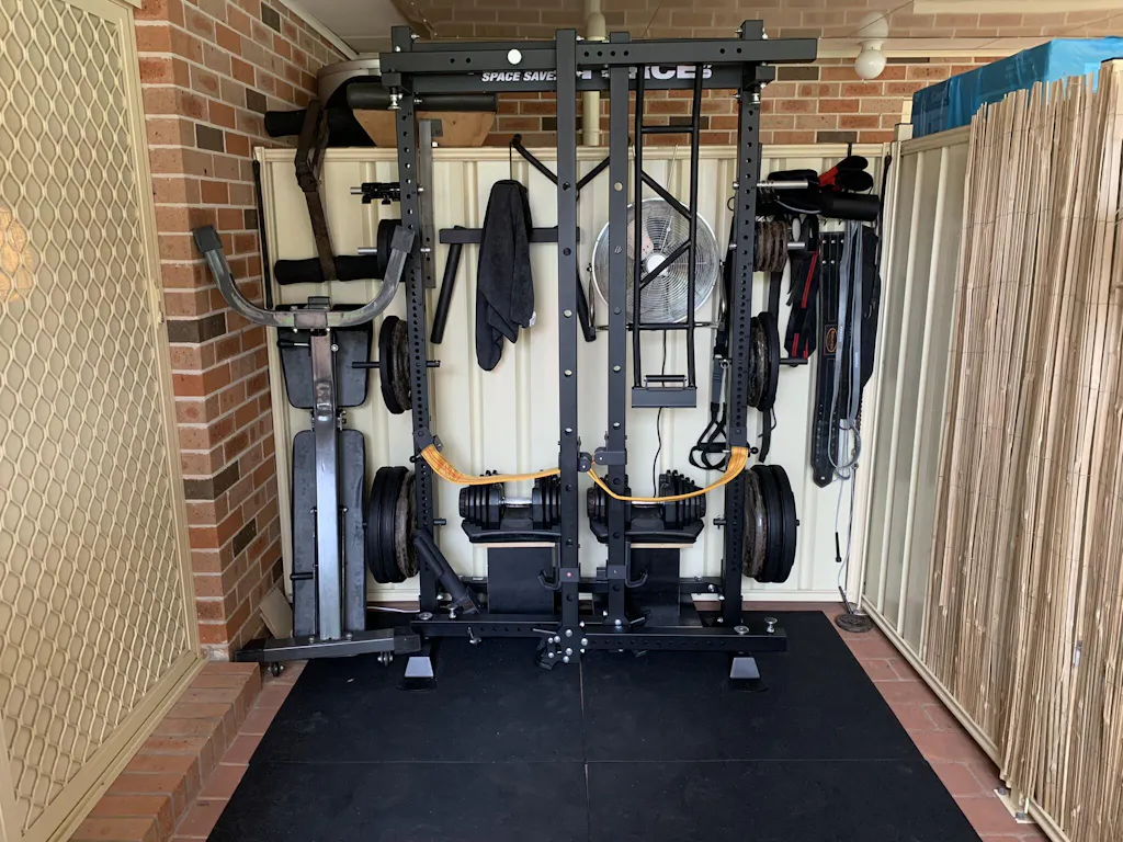 Force USA MyRack SpaceSaver Folding Power Rack V2 | Gym and Fitness