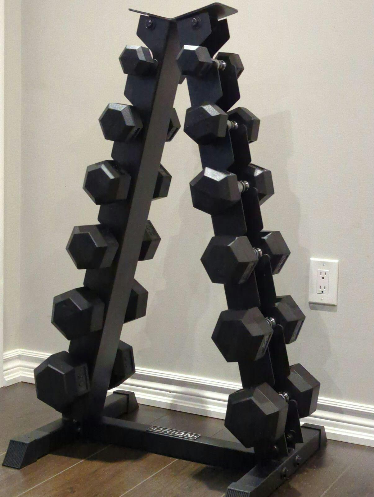 Dumbbell Rack Tree with Dumbbells 2.5-30kg Home Gym Set Pair Weights ...