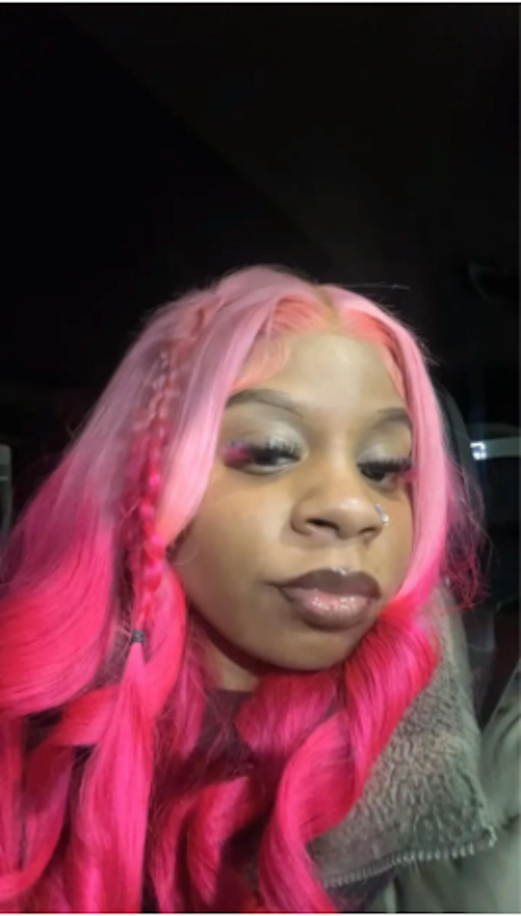 Pink Body Wave Lace Front Wig Pre-plucked 13x4 HD Lace Body Wave Human ...