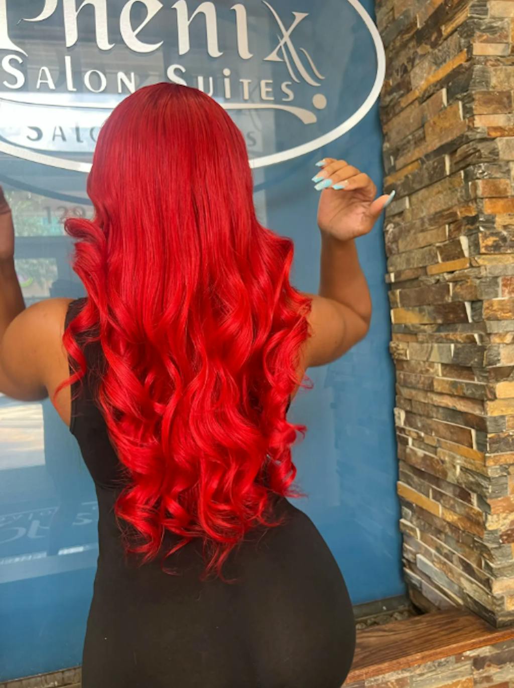 Glueless Wig Red Human Hair Wig 13x4 Lace Front Wig Body Wave Hair Wig 32 Red 150