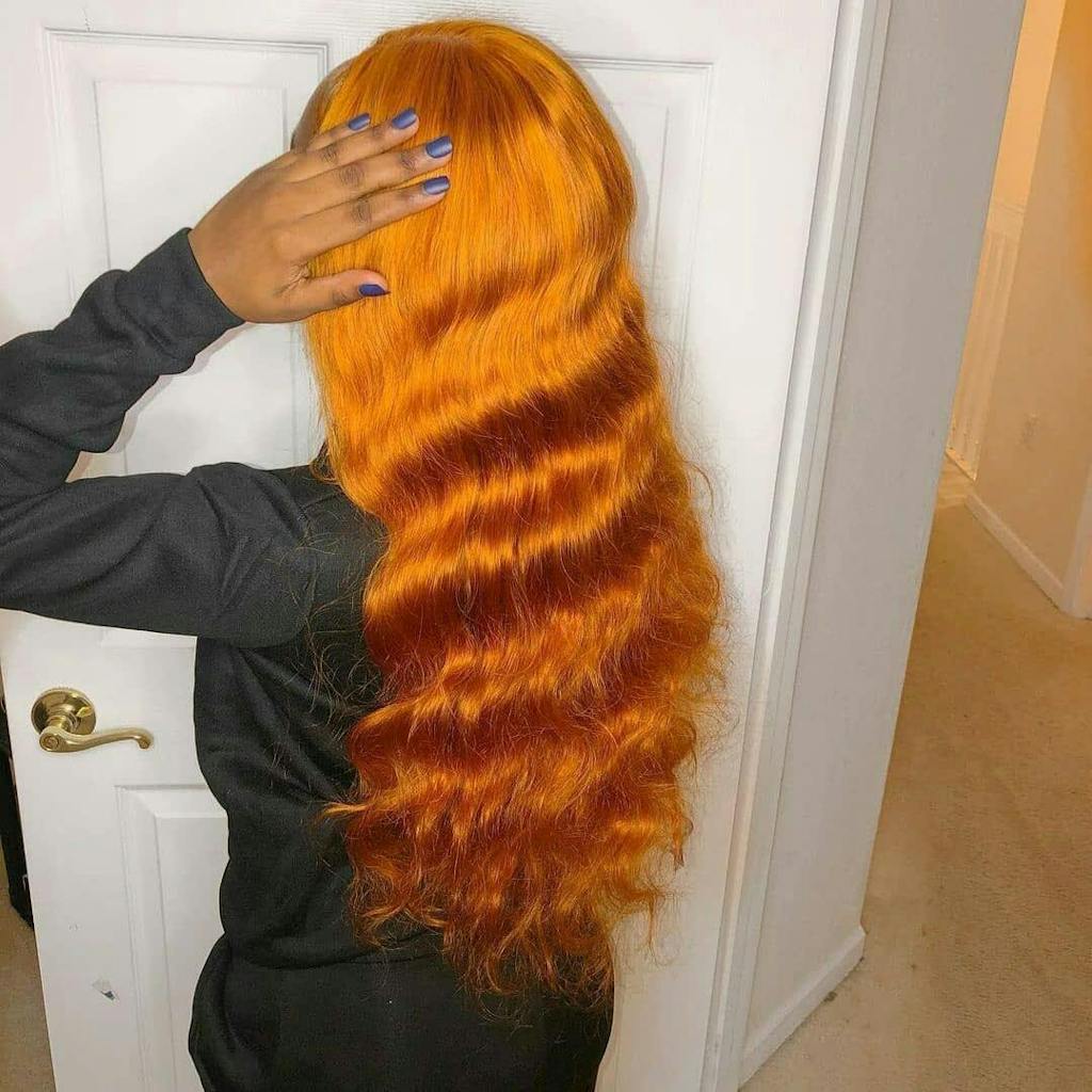 Ginger Weave Bundles Brazilian Body Wave Hair 3 Bundles Human Hair Wea ...