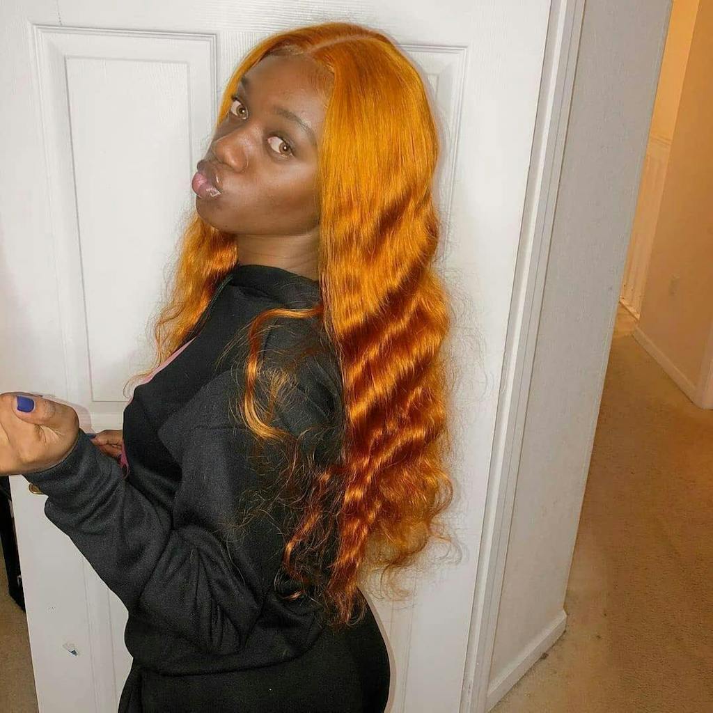 Ginger Weave Bundles Brazilian Body Wave Hair 3 Bundles Human Hair Wea ...