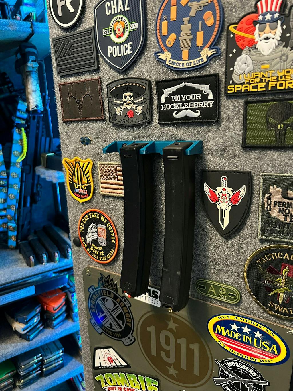 Mount for HK MP5 9/40/10 Mags - Wall | Magazine Holder Storage Rack ...