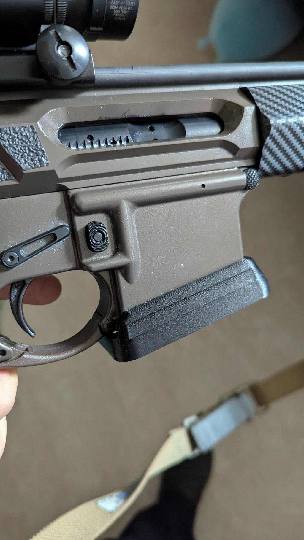 AR9 / AR10 / AR15 Friction-Fit Flared Magwells – hammy3dprints