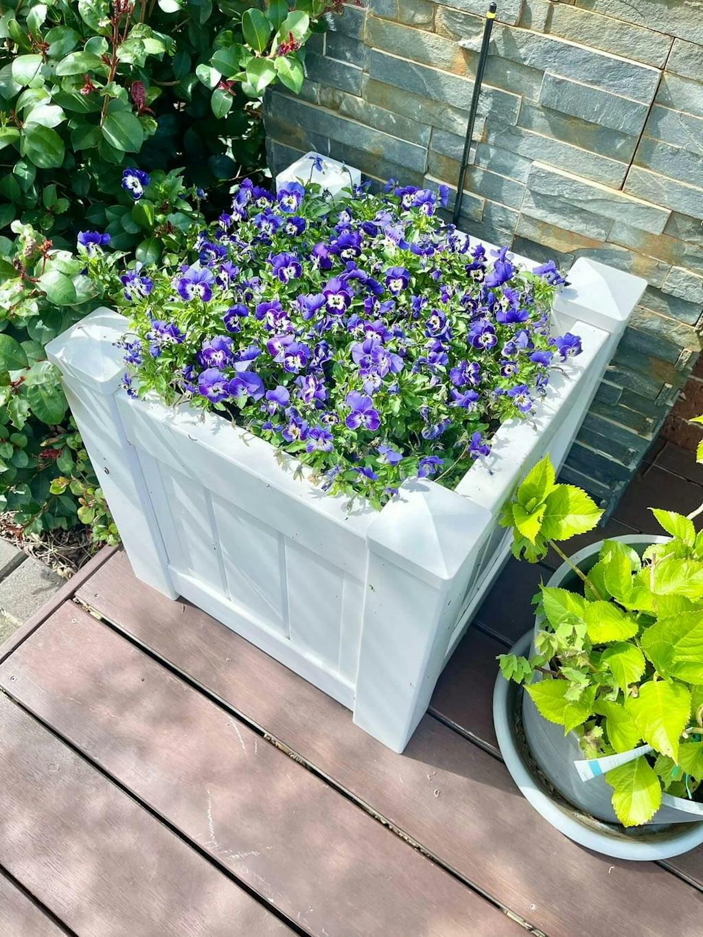 Hamptons Style White PVC Planter Box | Hamptons Home