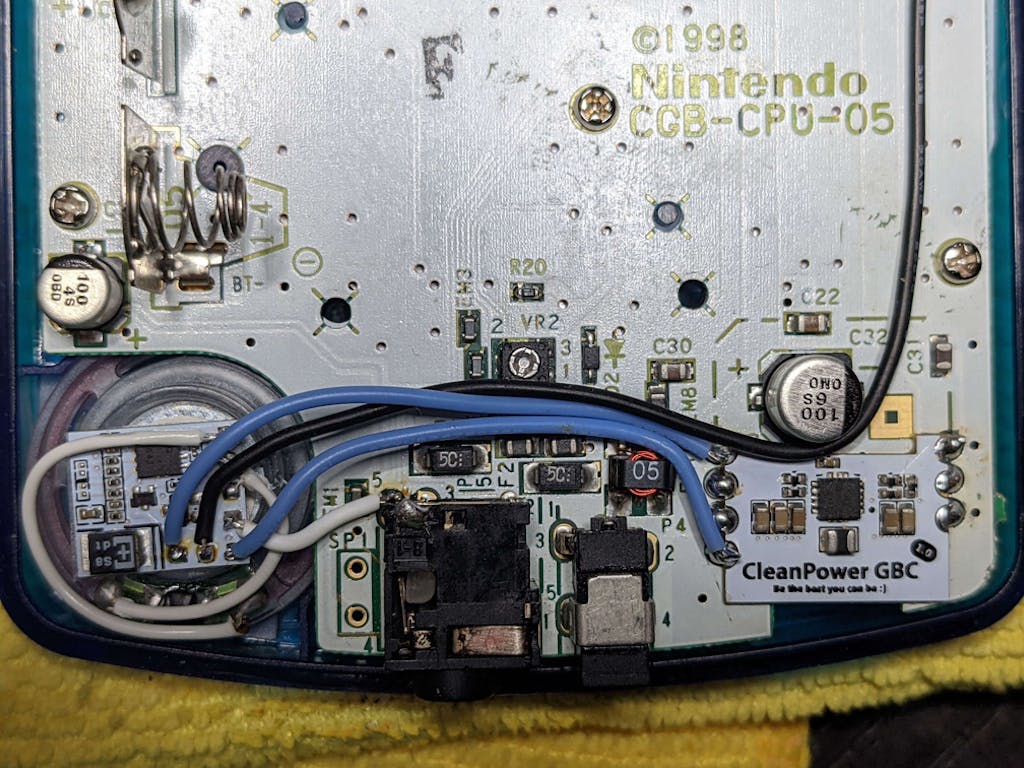 Game Boy Color CleanPower Regulator | RetroSix