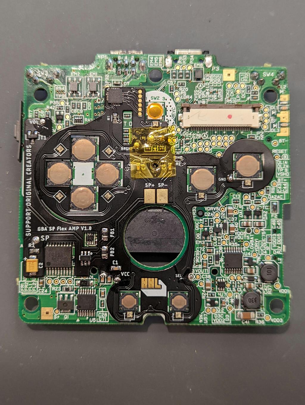 RetroGlow for Game Boy Advance SP | RGB LED Flex Board | Hand Held Legend