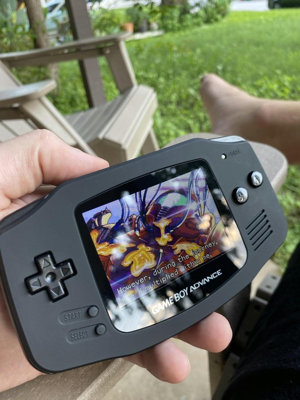 Game Boy Advance Ultimate Console - Black Out | Fully Modded GBA | Hand ...