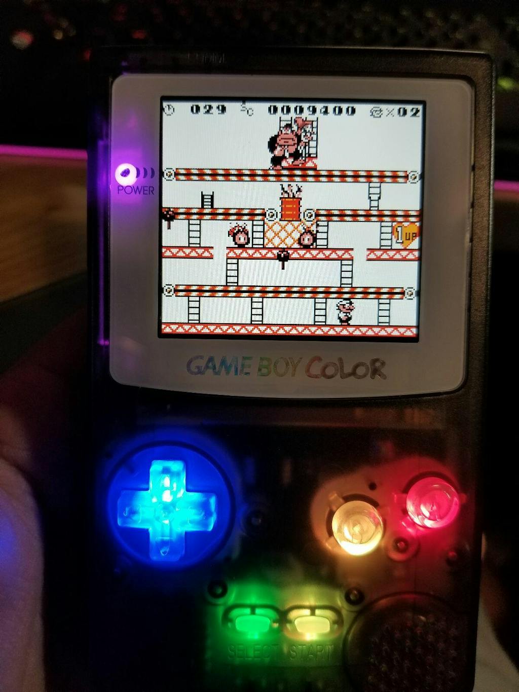 RetroGlow for Game Boy Color | RGB LED Flex Board | Hand Held Legend