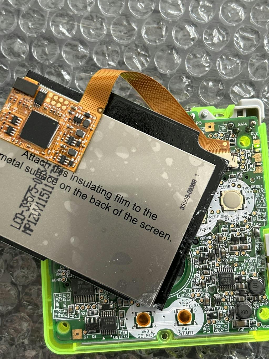 Game Boy Advance SP IPS Backlight | Hand-Held Legend