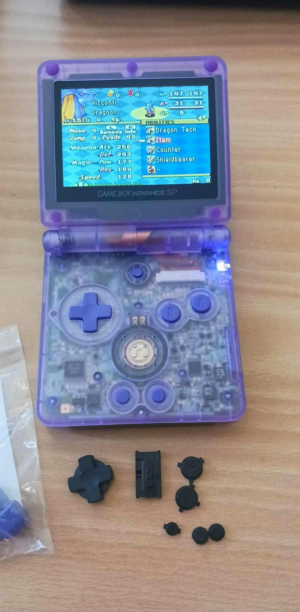 Game Boy Advance SP Buttons - eXtremeRate