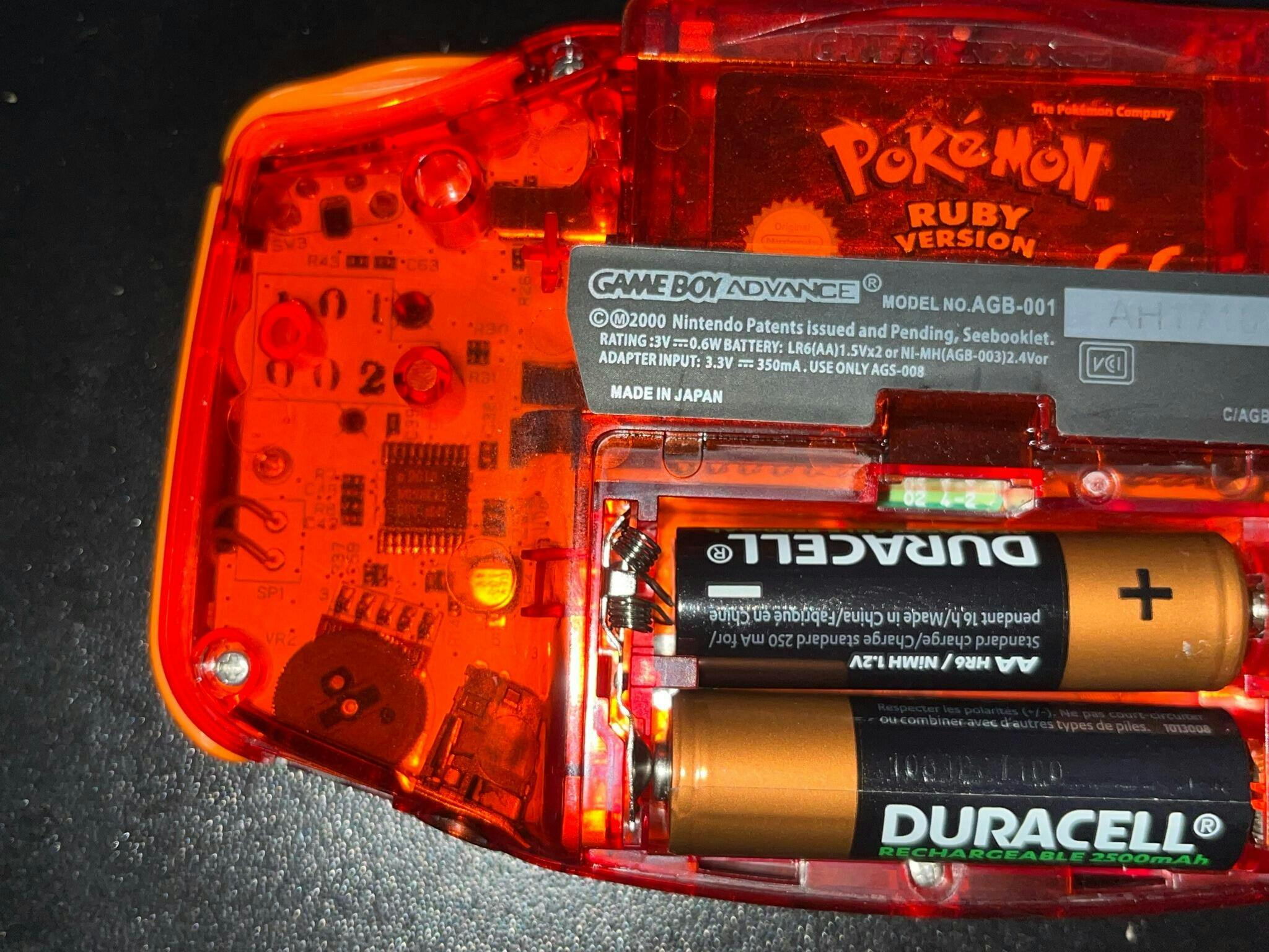 CleanJuice Game Boy Advance Rechargeable Battery Pack | RetroSix – Hand ...