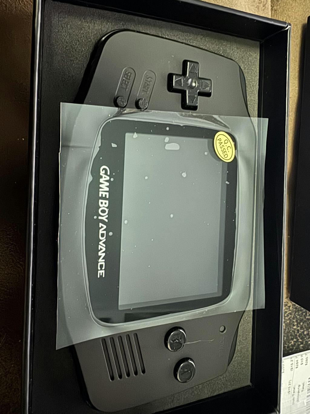 Game Boy Advance Ultimate Console - Black Out | Fully Modded GBA | Hand ...