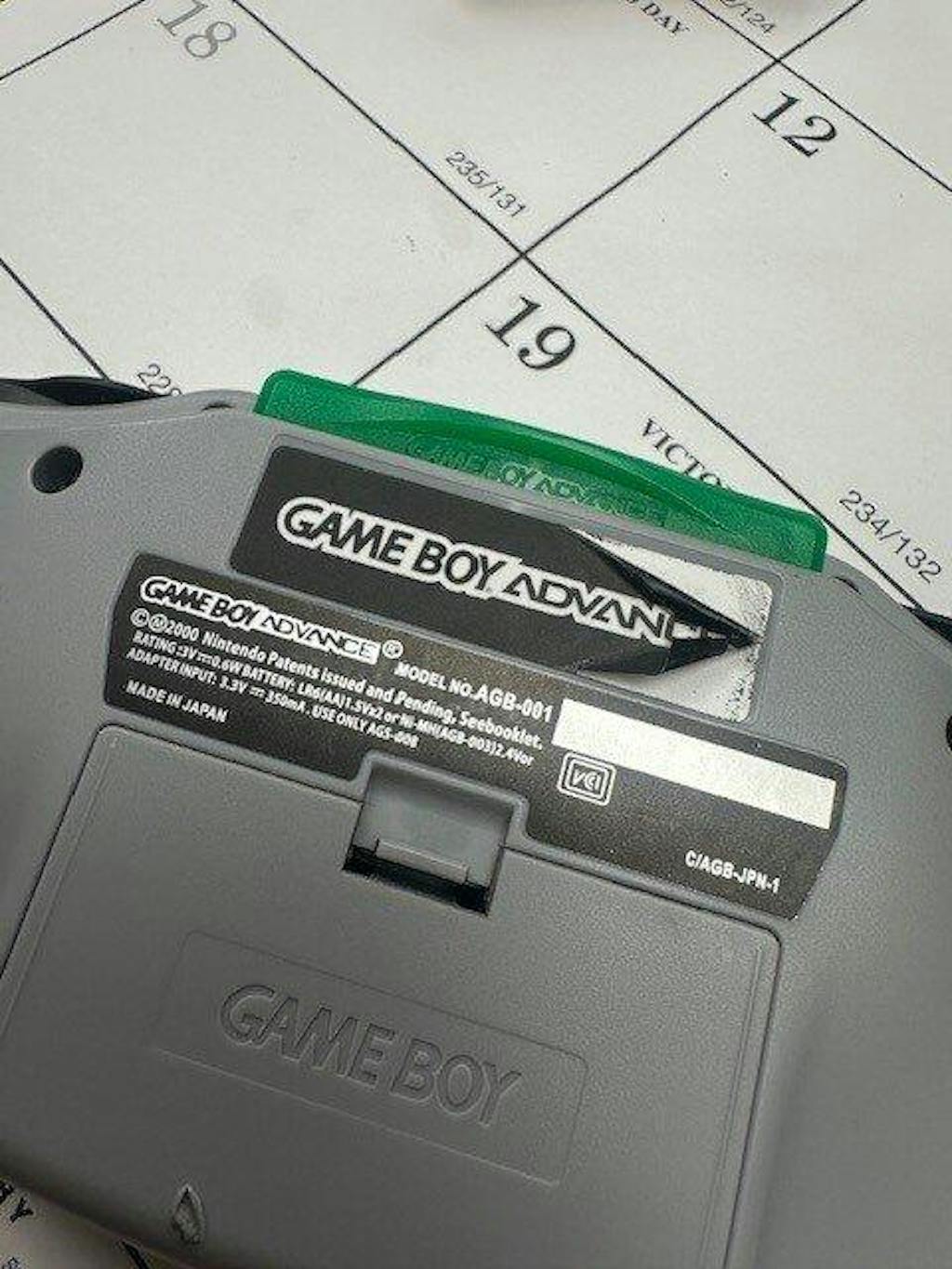 Replacement Console Sticker for Game Boy Advance - Colors | Hand Held ...