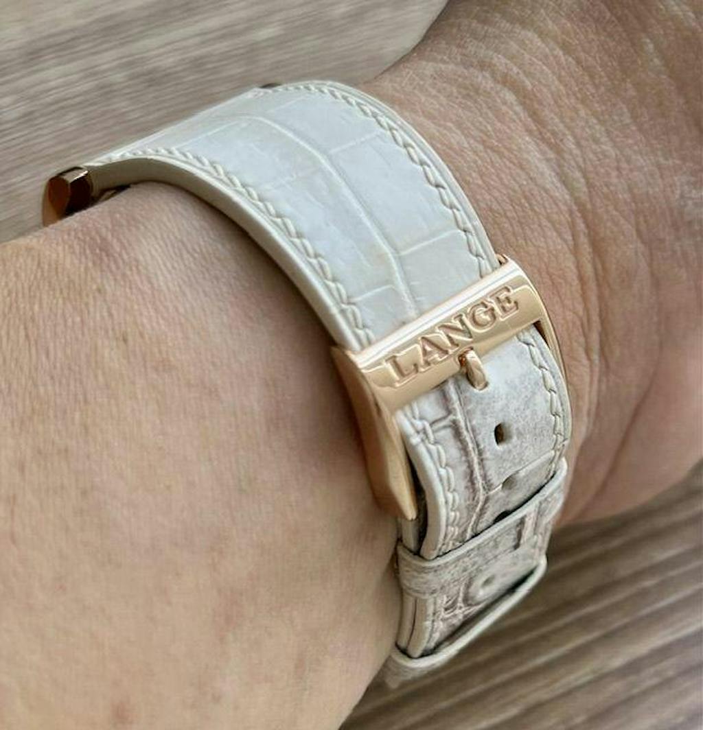 Himalayan Alligator Leather Watch Strap - Unique Color | Handdn ...